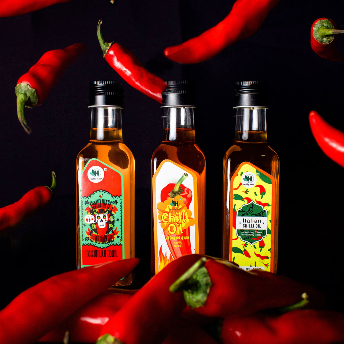 Chilli Oils | The Best Red Chilli Oil in India – Healthyroots