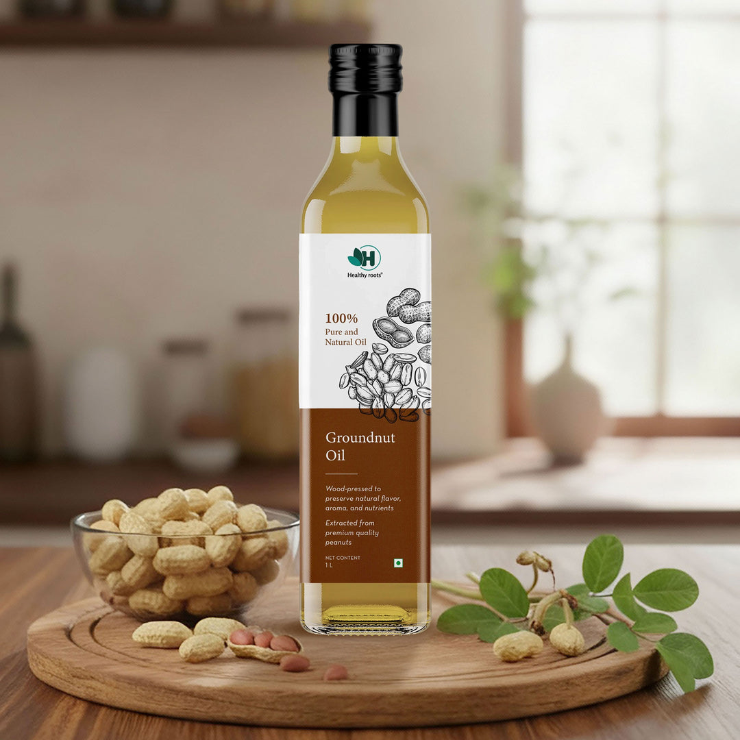 Cold Pressed Groundnut or Peanut Oil – Pure, Natural, & Organic ...