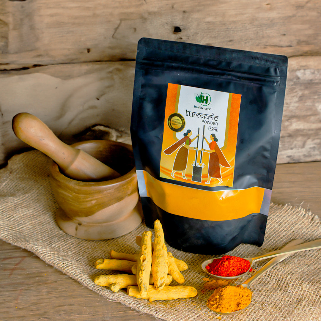 Pure and organic Healthy roots Turmeric Powder – Healthyroots
